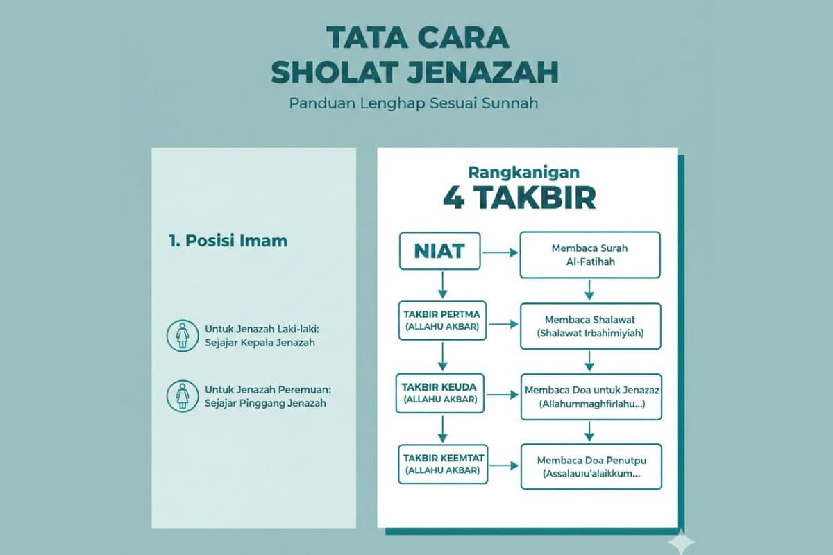 Tata Cara Sholat Jenazah Niat, Bacaan dan Posisi Makmum | Pelita Banten