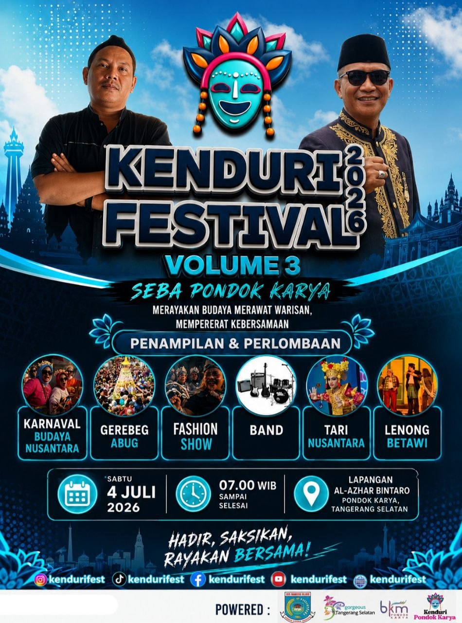 Kenduri Festival Kembali Digelar, Angkat Tema “Seba Pondok Karya” untuk ...